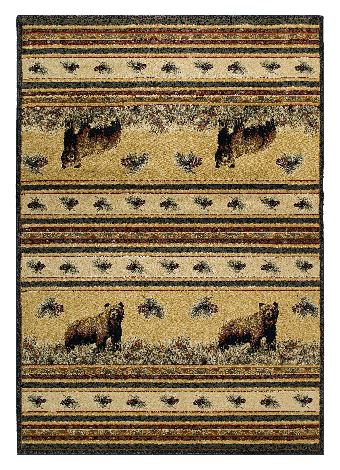 Lodge-Themed Area Rugs - Pine Creek Bear | Bass Pro Shops